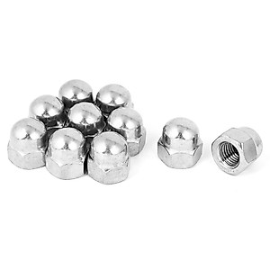 Acorn Dome Head hex Nuts,Threaded Dome Cap Nuts, M14 Thread Dia Dome Head 304 Stainless Steel Cap Acorn Hex Nuts 10pcs (b3f807781a56847b5f88cc17486866f1)