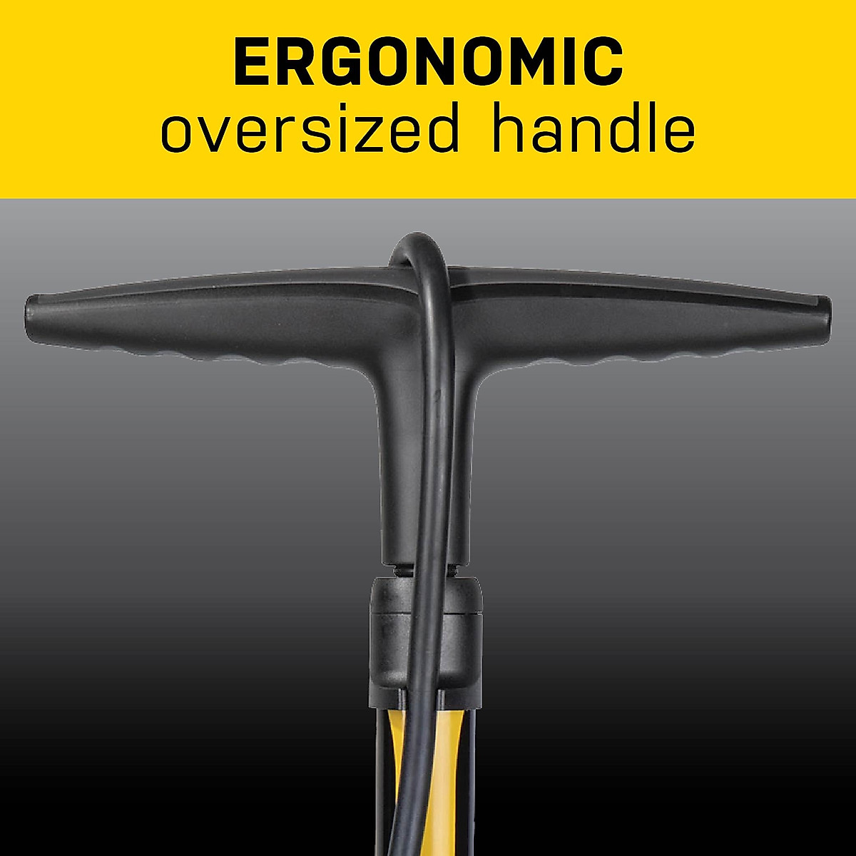 Topeak Joe Blow Sport III High Pressure Floor Pump,Yellow