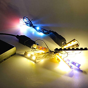 toyofmine Light Set Led Light kit Compatible for Lego 75105 (Star Wars Millennium Falcon) ,Building Blocks Model, (NOT Included The Model)