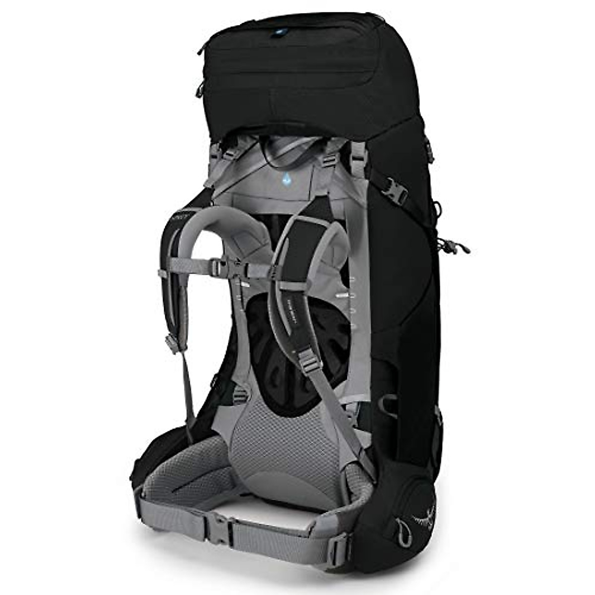 Osprey Ariel 55L Women's Backpacking Backpack, Black, WXS/S