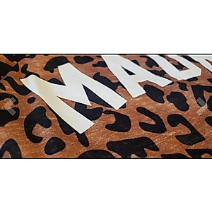 Womens Madre Leopard Print T-Shirts Short Sleeve Mama Shirts Cheetah Mom Graphic Tees Tops XL Mama