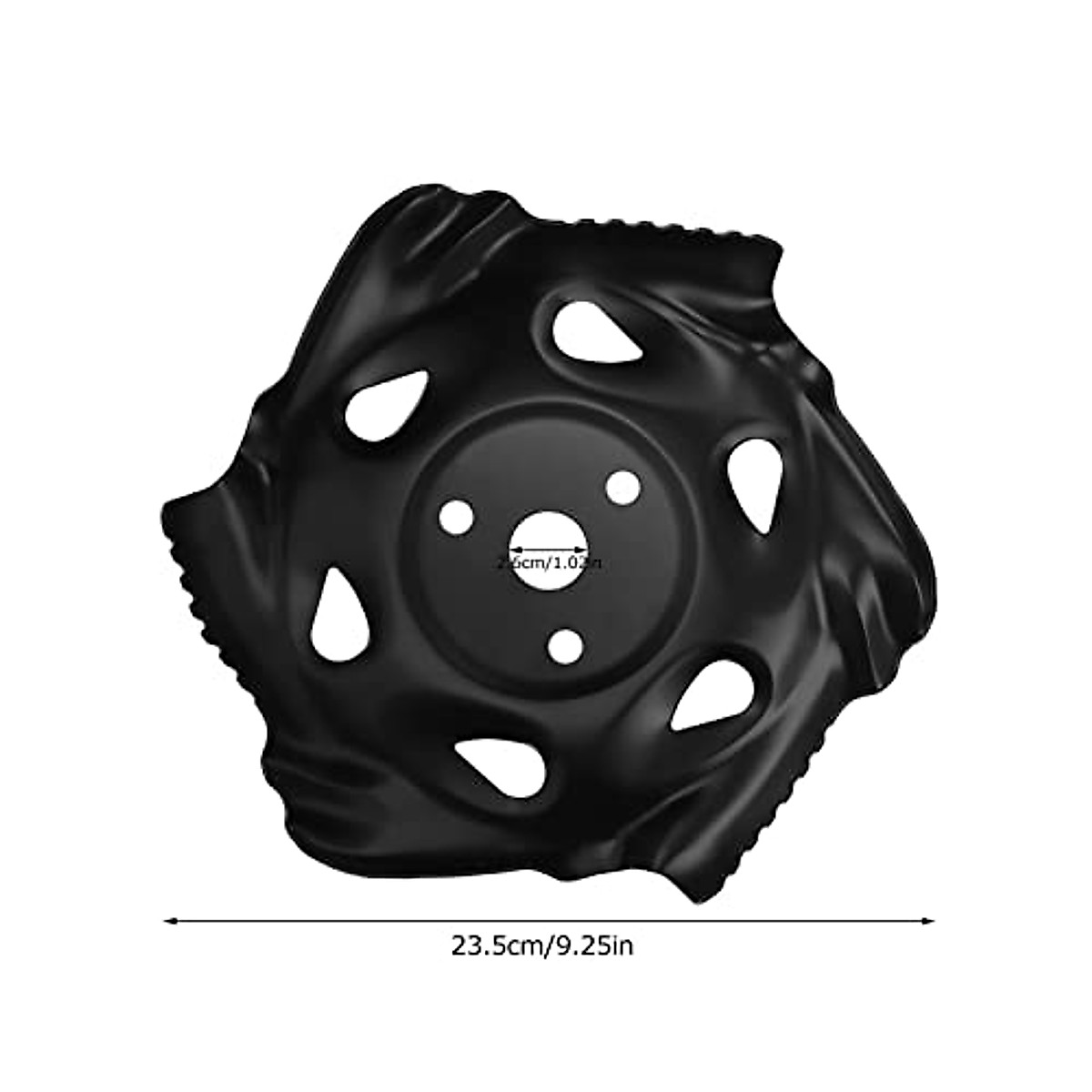 FOUF Trimmer Head High Effective Weed Edging Head Carbon Steel Brush Cutter Garden Tool Accessories Round Edge Brush Cutter Head Lawn Mower Accessories Replacement Trimmer Head, for Home Garden