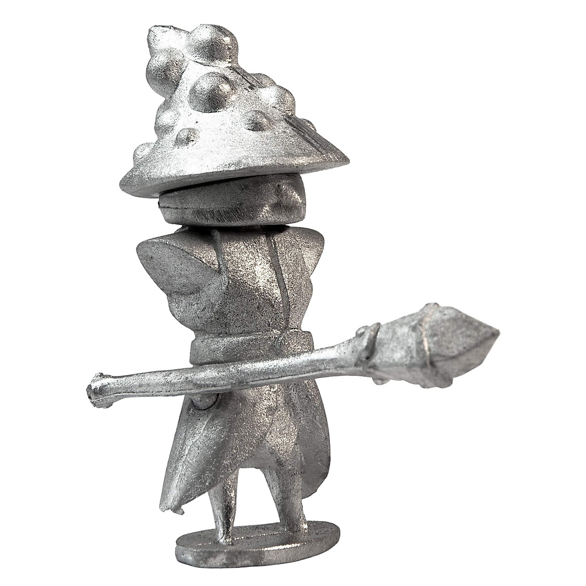 Stonehaven Miniatures Mushroom Mage with Crystal Staff Miniature Figure, 39mm - 100% Pewter Metal - for 28mm Scale Table Top War Games - Designed & Made in USA