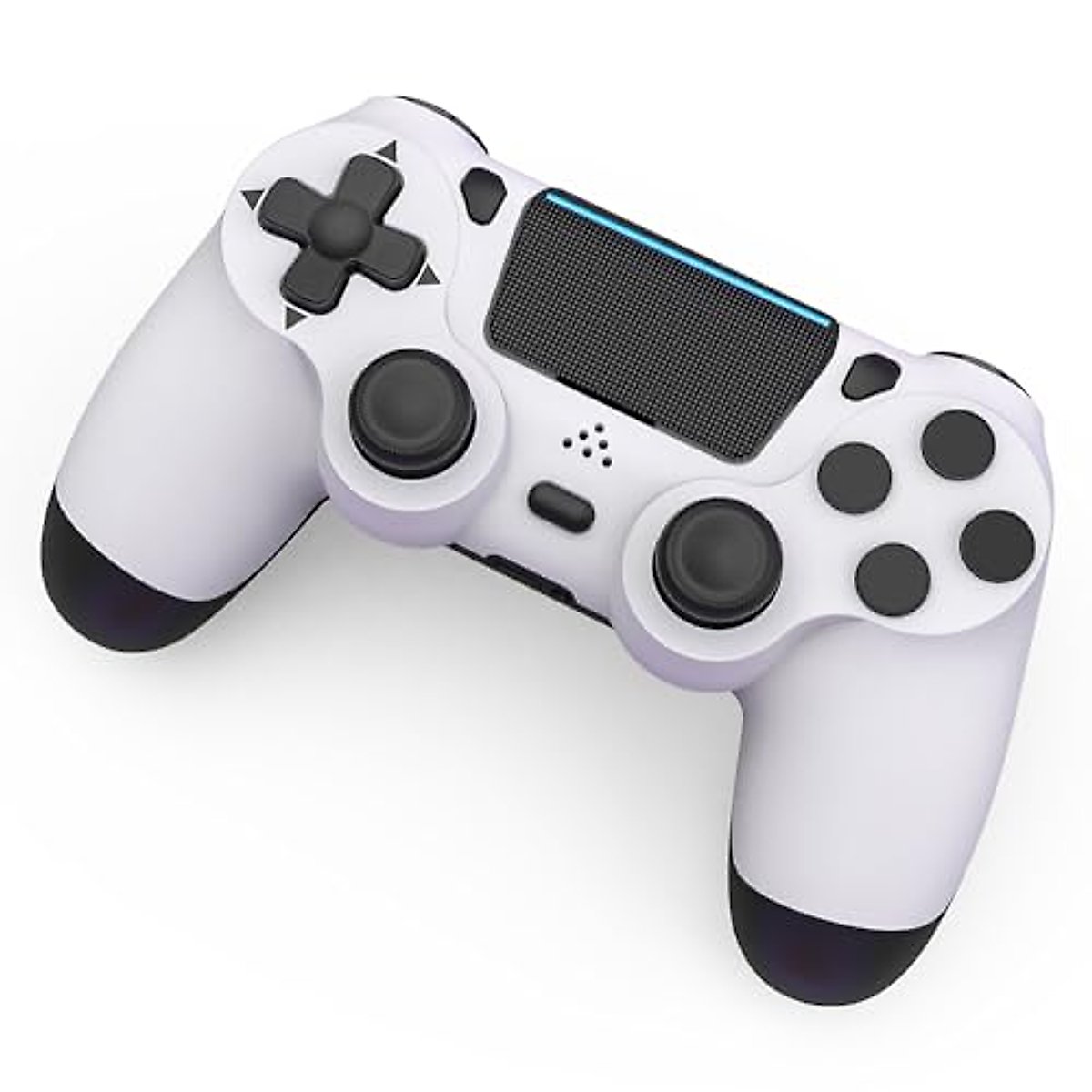 MOVONE Wireless Controller Dual Vibration Game Joystick Controller for Ps4 Controller/Slim/Pro,Compatible with PS4 Console（White ）