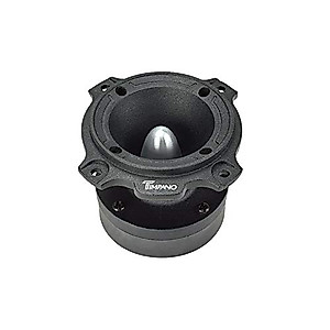 Timpano TPT-ST4 Black 3.5 Inch Super Tweeter, 4 Ohm, 500 Watts Peak, 105 dB Bullet, 1 in Voice Coil, Pro Car Sound System Bullet Tweeters (Pair)