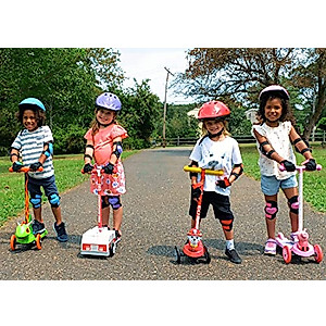 Paw Patrol Chase Self Balancing Scooter - Toddler & Kids Scooter, 3 Wheel Platform, Foot Activated Brake, 75 lbs Weight Limit, for Ages 3 and Up