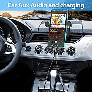 2 in 1 USB C to 3.5mm Headphone and Charger Adapter-USB C to 3.5 Headphone Jack Adapter,KOOPAO USB C PD 3.0 Quick Charging Port 60W Fast Charge Cable compatible for samsung Galaxy S23 S23+ S23 Ultra