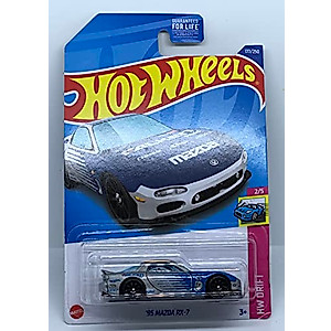 Hot Wheels 2022 - '95 Mazda RX-7 - Silver/Blue - Falken - HW Drift 2/5 - 177/250