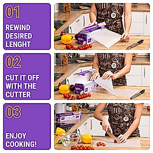 Disposable Plastic Cutting Board Sheets for BBQ & Camping – Large Flexible Chopping Boards – Cutting Mats for Kitchen and Outdoor 32'