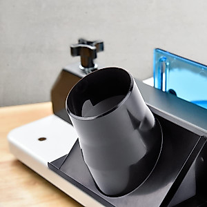 POWERTEC Trim Router Table & Router Base Plate w/Predrilled Holes, Adjustable Fence for Wood Router Fits Trim Router, Bosch, Porter Cable, Ryobi, DeWalt, Makita (71392)