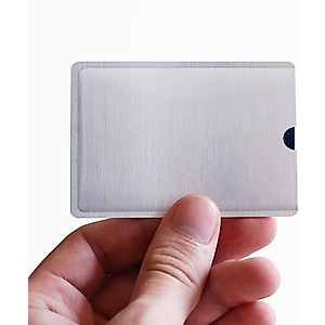 RFID Blocking Sleeve Anti Theft Credit Card & Passport Holder Wallet Pocket - To protect your valuable information from theft (6 Credit Card and 3 Passport Holder)