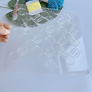 Acrylic Sashiko Stencil, Embroidery Pattern, Quilting Stencil for Hand Quilting and Embroidery