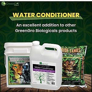 GreenGro Water Conditioner, Water Conditioner for Freshwater Aquarium, Removes Chlorine, Provides Essential Electrolytes (8 oz)