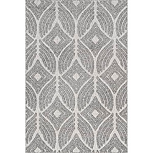 nuLOOM Taryn Moroccan Diamond Indoor/Outdoor Area Rug, 8' x 10', Gray