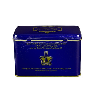 Queen Elizabeth II Tea Tin with 40 English Breakfast Teabags