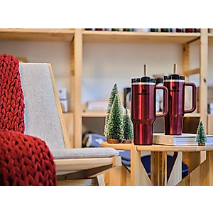 Stanley Quencher H2.0 FlowState 40 oz Tumbler - Rosewood Glow