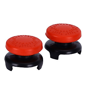 2Pcs Joystick Grip for PS5 Controller,Thumbstick Soft Silicone Cover Grip Stick Joystick Controller Gamepad Key,Thumb Grip Cover,Replacement Thumb Grips()