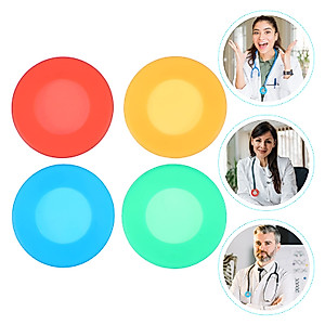 Baluue 16pcs Spare Parts Kit Silicone Head Cover Replacement Supply for Hospital Doctor Nurse (Multi Color)