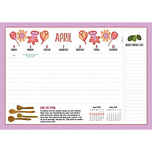 The Kitchen Companion Page-A-Week Calendar 2021