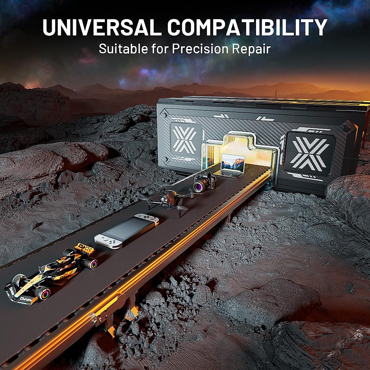 EZARC Electric Screwdriver Set, 181 in 1 Cordless Screwdriver, 3 Torque Settings with 160 Magnetic Precision Bits, Power Screwdriver Repair Tool Kit for Phone Laptop Camera Watch Computer