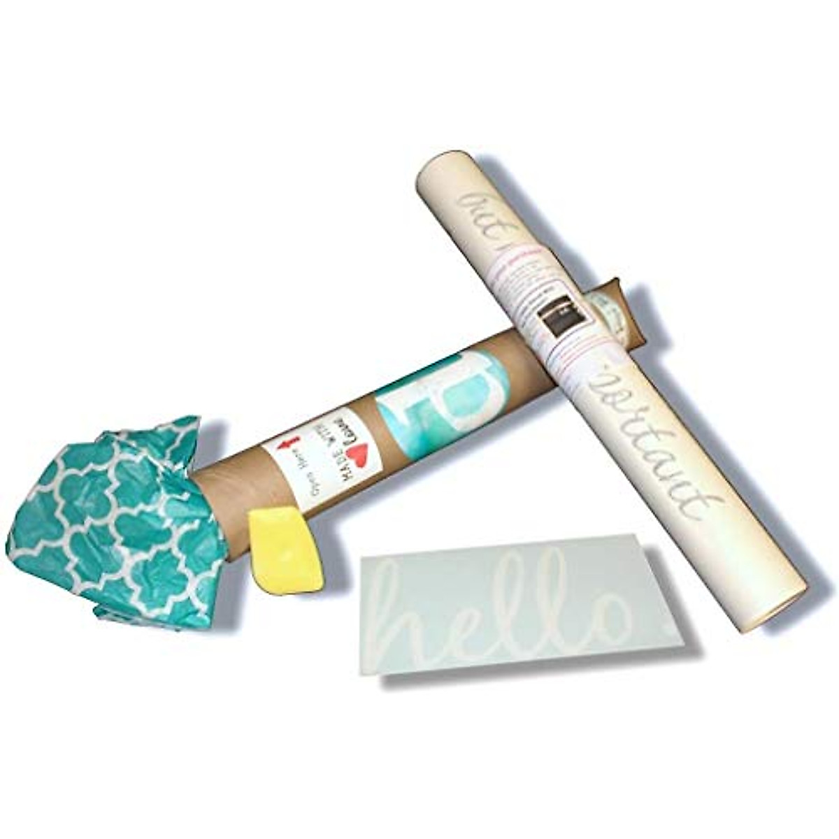 Girls Nursery Glitter Shimmer Sparkle Printed Unicorn Name and Initial Personalized Custom Name Vinyl Wall Decal, Wall Decor Sticker (Medium)