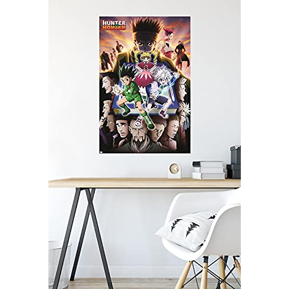 Trends International X Hunter-Book Key Art Wall Poster, 22.375" x 34", Unframed Version