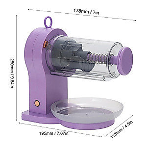 GUYOS Electric Snow Cone Machine, 13000rpm Ice Shaving Smoothie Machine, Ice Shaver Crusher with 2 Ice Cube Molds, Shaved Ice Machine, Steel Claw Snow Cone Maker for Ice Cream & Cold