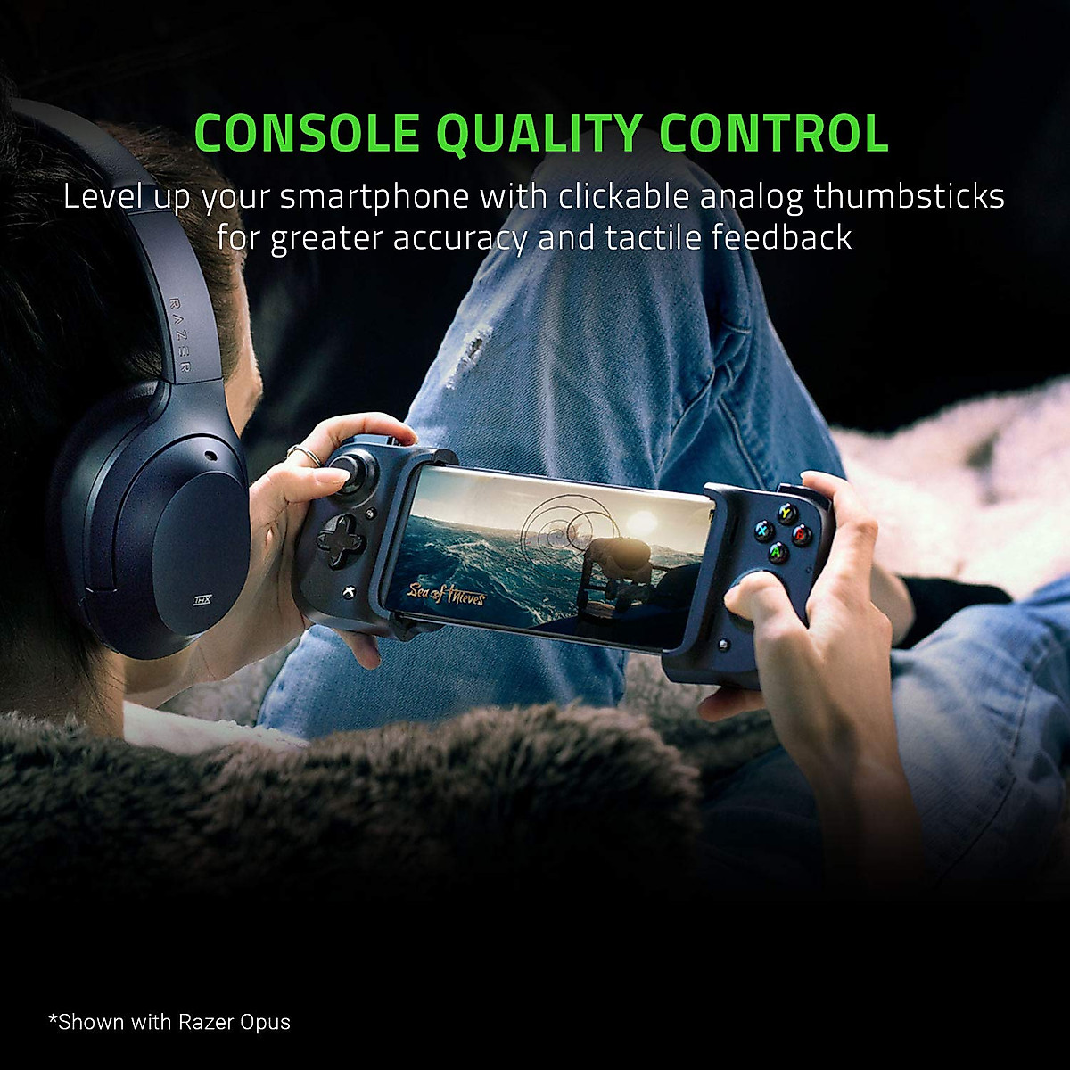 Razer Kishi Mobile Game Controller/Gamepad for Xbox Android USB-C + Universal Grip Tape Bundle