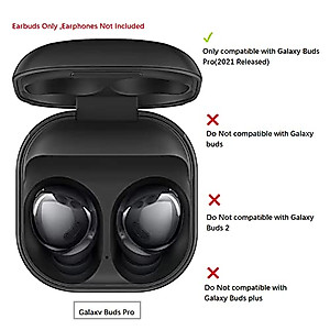 6 Pairs Silicone Ear Tips for Galaxy Buds Pro,Earbud Tips Compatible with Samsung Galaxy Buds Pro SM-R190 Black S/M/L