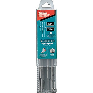 Makita B-60919 3/8" x 6" SDS-Plus Bit, 2-Cutter, 10/Pk
