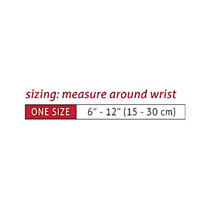 Mueller Wrist Support withloop Elastic, Black, One Size