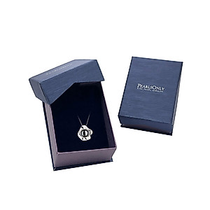 Rocio Black 9-10mm AA Quality Freshwater 925 Sterling Silver Cultured Pearl Pendant For Women