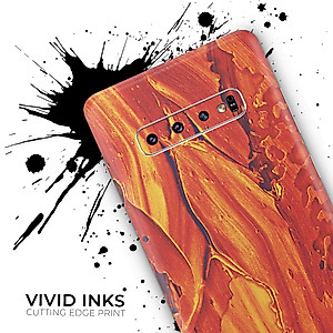 DesignSkinz Liquid Abstract Paint Remix V75 Protective Vinyl Decal Wrap Skin Cover Compatible with The Samsung Galaxy S20 (Screen Trim & Back Glass Skin)