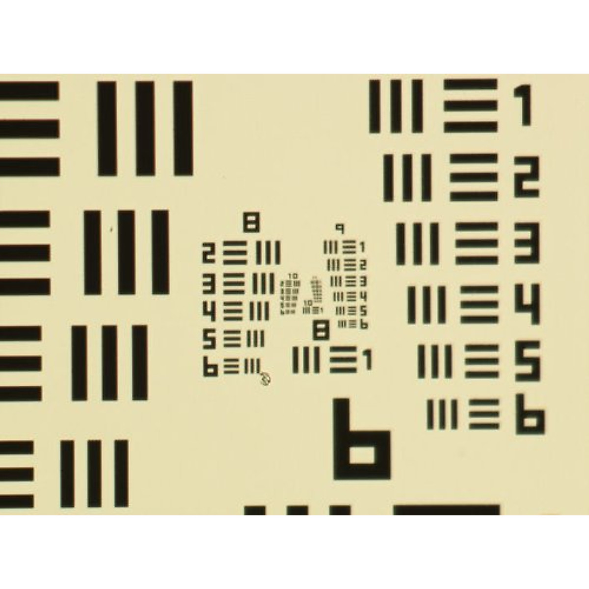 Extreme USAF, Microscope Resolution Target