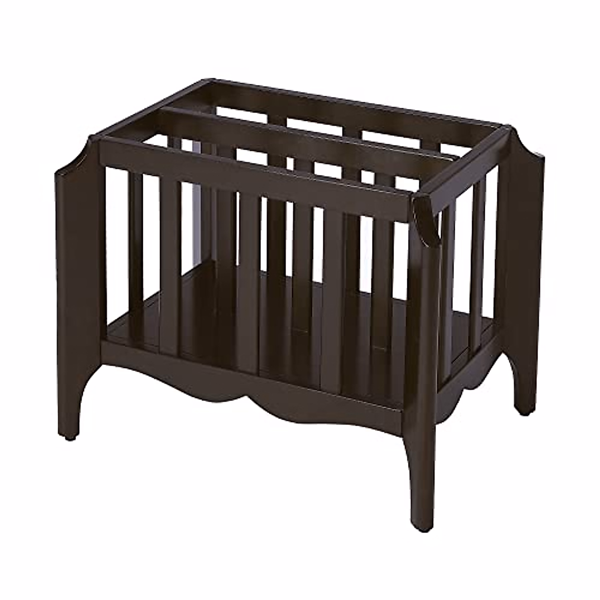 Butler Specialty Company Wilshire Magazine Storage Rack / Basket - Chocolate Brown