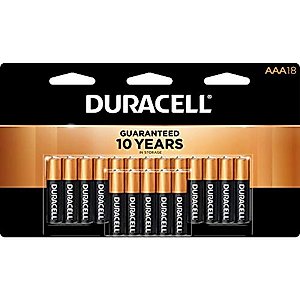 Duracell Coppertop Alkaline AAA Battery (18-Pack)