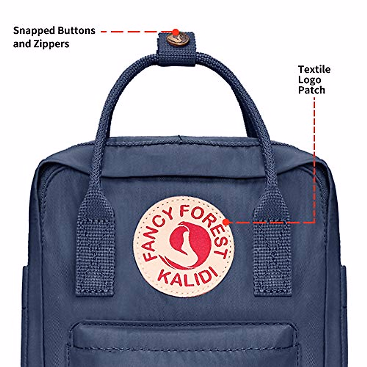 KALIDI Mini 7L Backpack for Women,10.7 inches iPad Classic Small Backpack Camping Rucksack Travel Outdoor Daypack College Bag