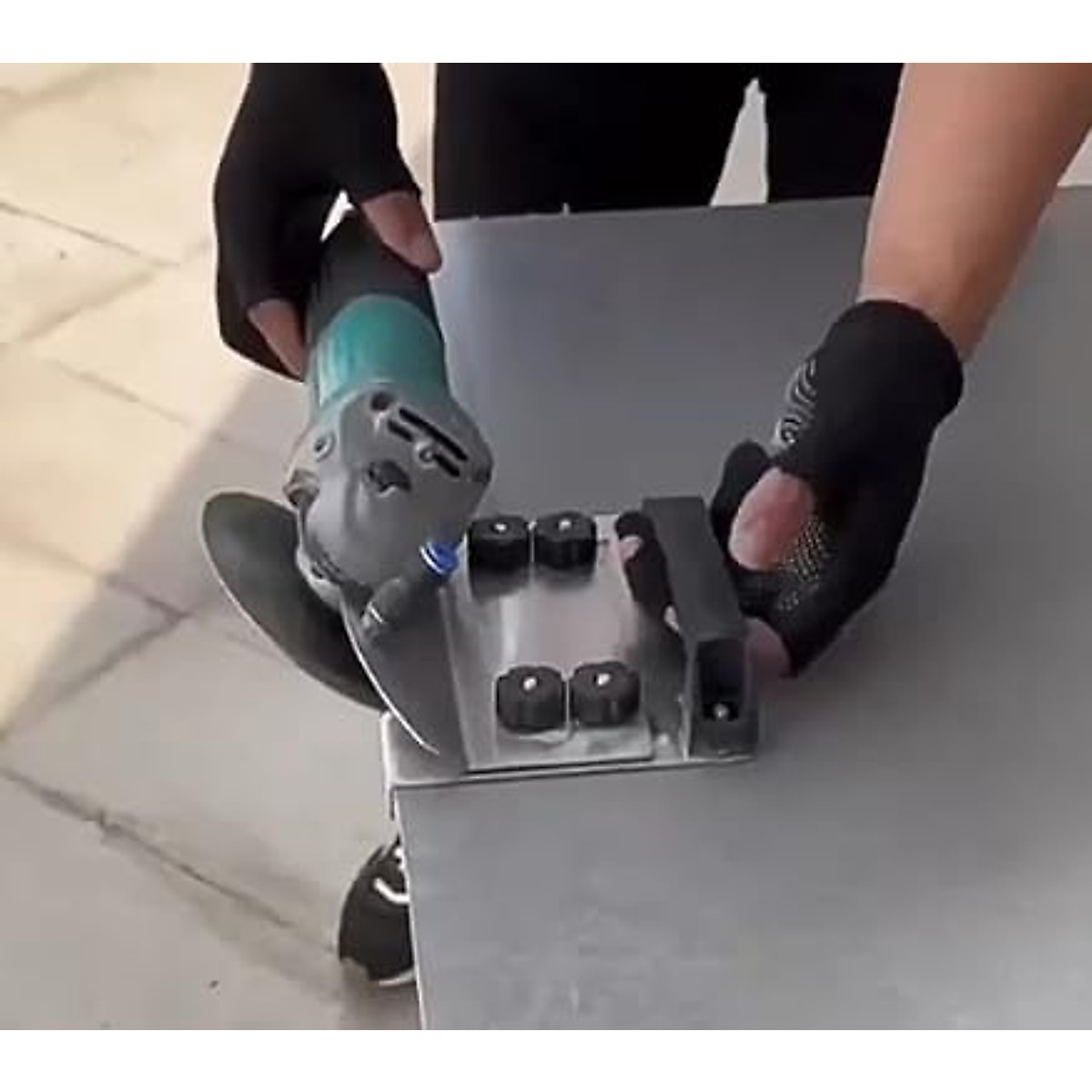 Angle Grinder Stand For Tile 45° Chamfer Cutting, Angle Grinder Stand Grinder Holder, Special Cutting Bracket, Angle Grinding Fixed Holder, Sturdy Stand (1)