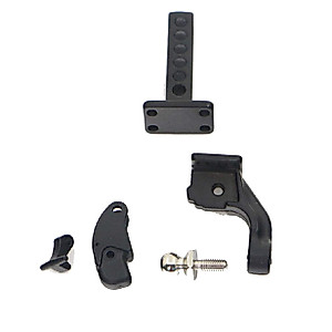 Share Goo Metal 1/10 RC Hitch Trailer Hook Simulation Climbing Tow Shackles Compatible with Traxxas TRX-4 90046 90047 SCX10 1/10 RC Crawler Ca