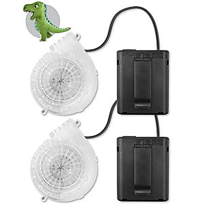 2 Pack Transparent Inflatable Costume Fan for Halloween Inflatable Dinosaur Costume USB Mini Fan Blower for Inflatable Cosplay Party Costumes