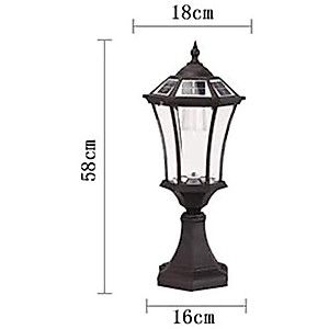 Outdoor Post Light LED Villas Exterior Column Lights Garden Porch Home Landscape Lighting Streetlights Aluminum Terrace Community Pillar Post Light