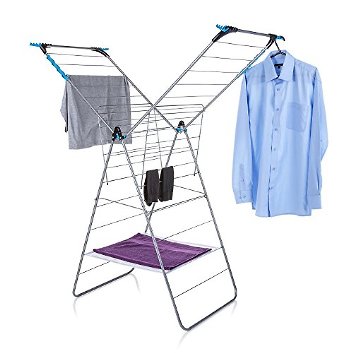 minky Drying Rack, 24 m, Silver