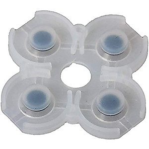 ps4 Controller Replacement Pads, Timorn ps4 Joystick Pads Rubber Dpad Replacement Parts All Set of Key Pad Button Pad Conductive Buttons Kit for PlayStation 4 PS4 (1 Set)
