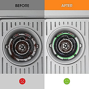 Aieve Single Dose Hopper Bellow & Upper Burr Rubber Seal Compatible with Breville Barista Espresso Machine