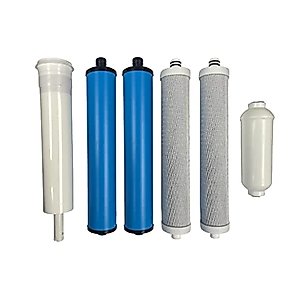 IPW Industries Inc. Reverse Osmosis Annual Filter Set Compatible with Microline 435 RO Pre- and Post- filters and Membrane