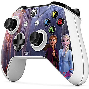 Skinit Decal Gaming Skin Compatible with Xbox One S Controller - Officially Licensed Disney Frozen II Anna and Elsa Design