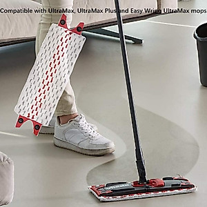 MENGZHUANG 4 packages of ultra-fine fiber filling pads compatible with Ultramax Mop ultra-fine fiber filling