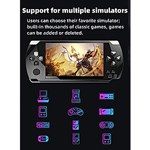 New HD Screen Retro Video Game Console Built-in 2000 Games Handheld Game Console Multiple emulators Portable Game Device Video Music TV Output