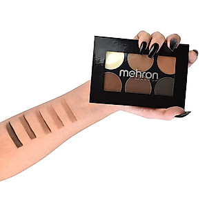 Mehron Pro Brow Palette - Pressed Powders and Pomade