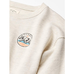 Billabong Girls' Cali Bear Sweatshirt, Ice Athletic Grey, XX-Small